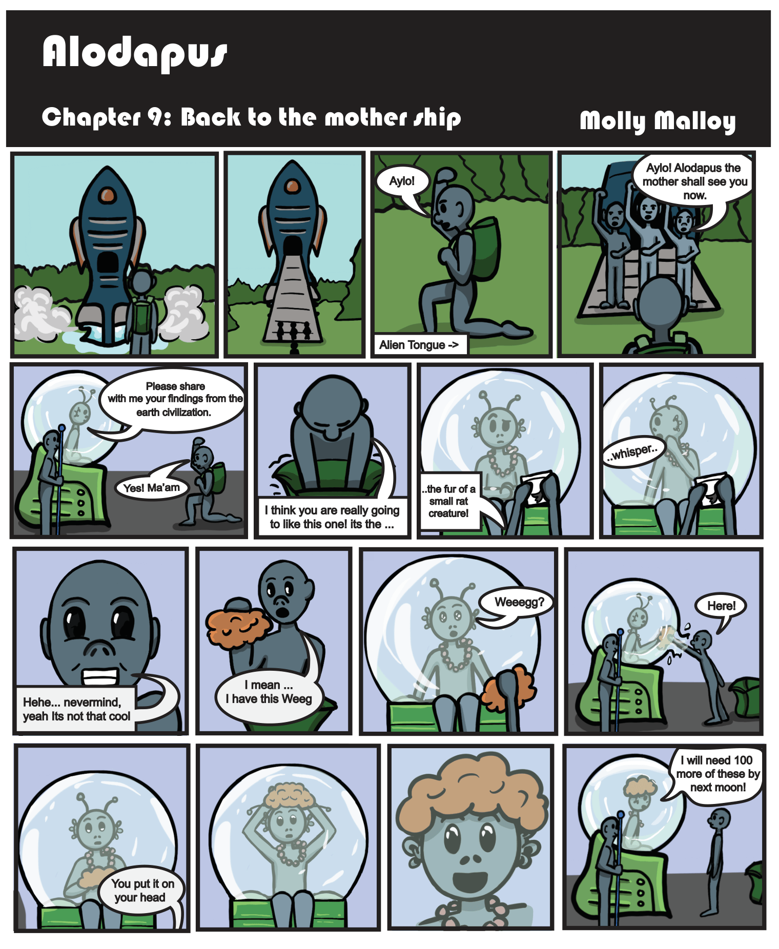Alodapus chapter 9: Back to the mothership - Daily Emerald